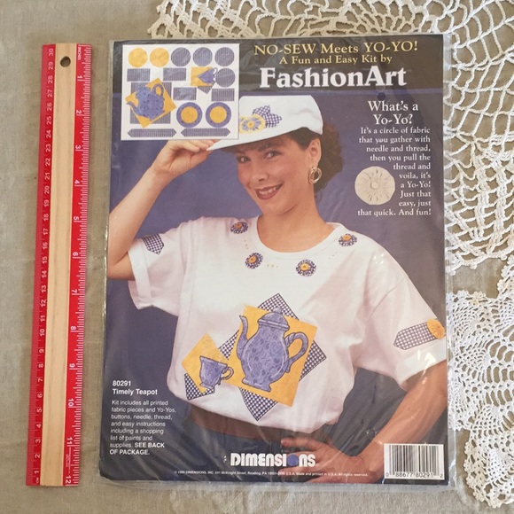 Vintage | Office | Vintage Timely Teapot Fashionart Kit By Dimensions ...